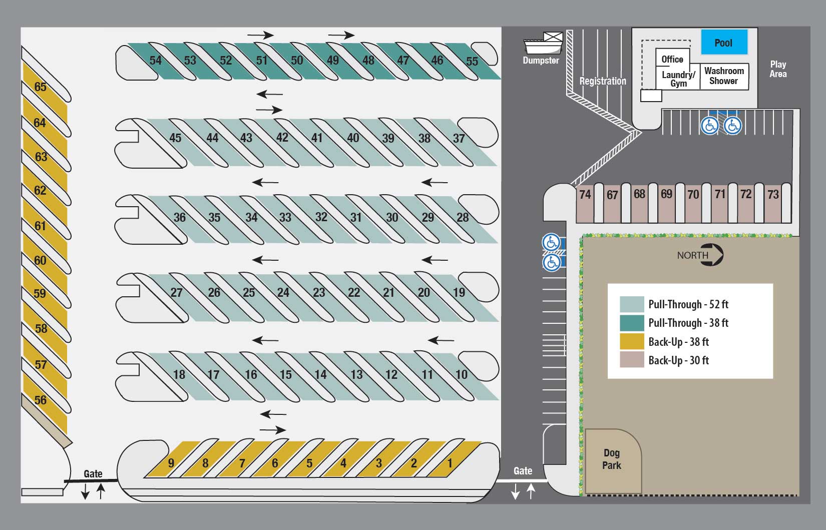 Birdie RV Park Site Map | Explore Our Amazing Layout | 2024